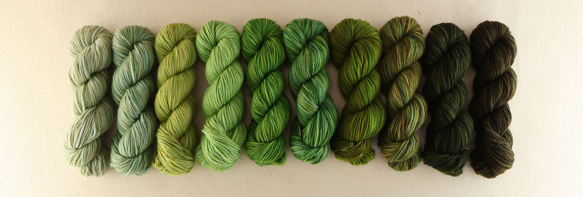Greens – Fine Variegated Yarn – The Oxford Company