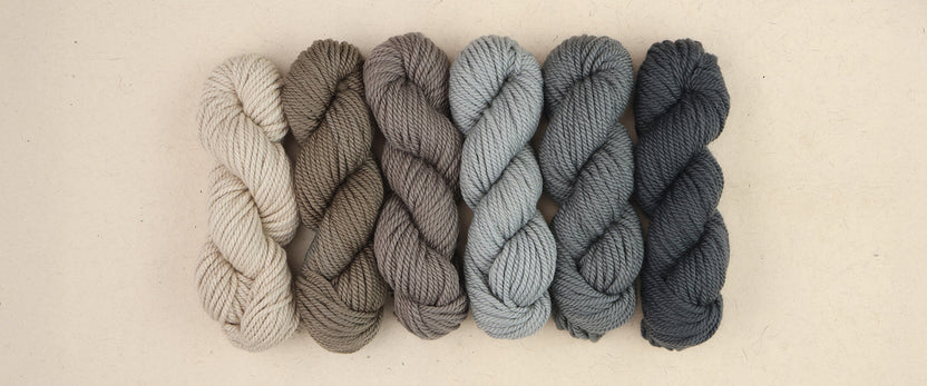 Grays – Rug Yarn in Solid Shades – The Oxford Company