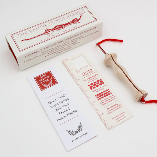 Fine Point – Natural Wood Punch Needle Set – The Oxford Company